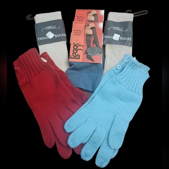 Leggs | Accessories | 6 Piece Set Of Womens Stockings And Gloves | Poshmark